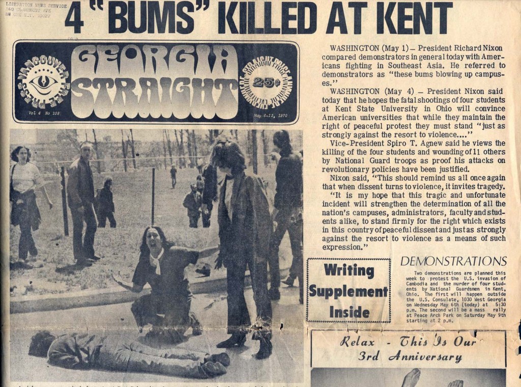 Remembering Kent State: May 4, 1970 | Archives and Special Collections Blog