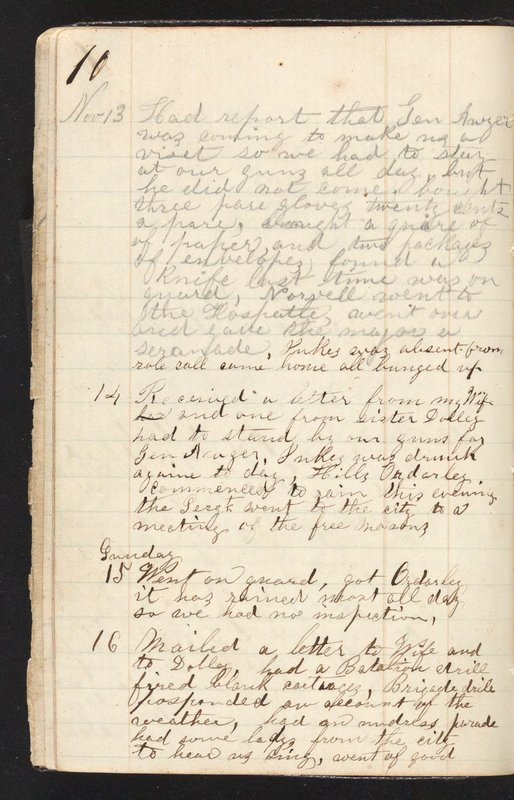 Civil War diaries in the digital repository | Archives and Special ...