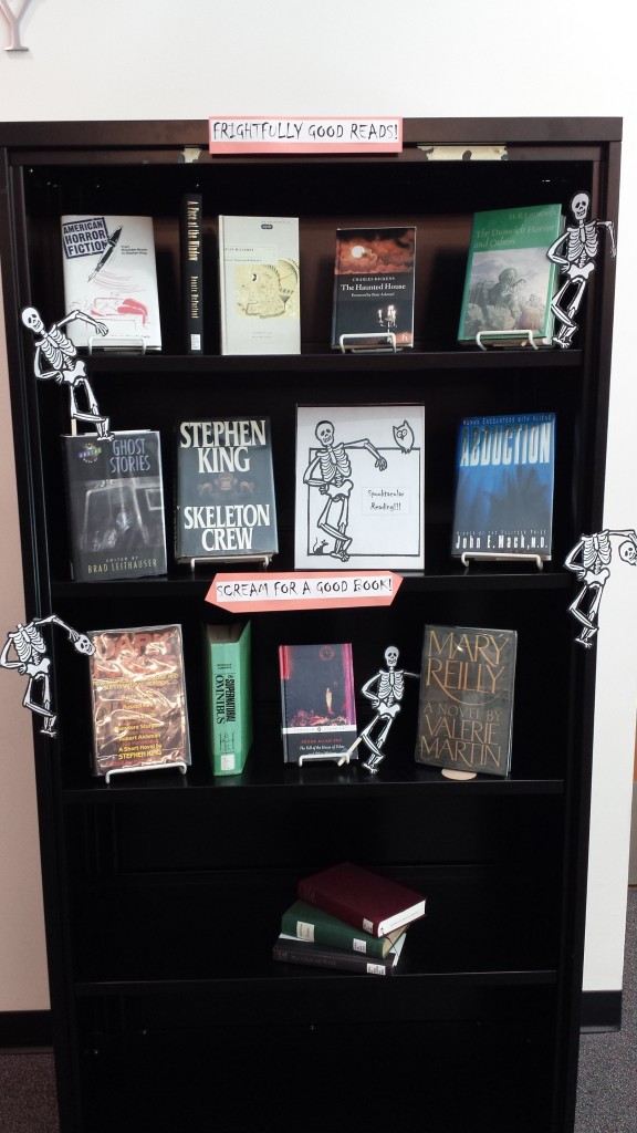 Halloween Book Display | Jeremy Richard Library, Stamford